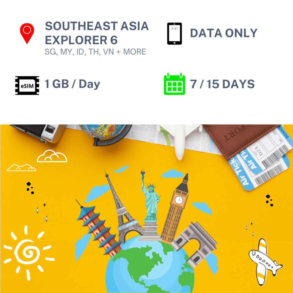ESIM Southeast Asia - TravelKon